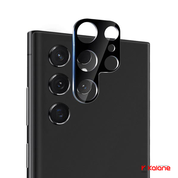 محافظ لنز شیشه ای Samsung Galaxy S23 Ultra مدل حاشیه دار