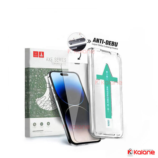 گلس شفاف Apple iPhone 16 Pro Max با ابزار مخصوص نصب برند XUNDD مدل AXE ...